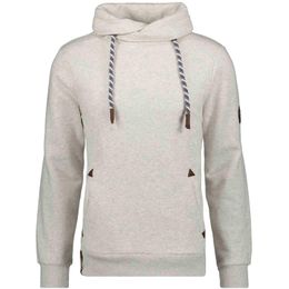 Sweatshirt Ragman, Herren, Gr. M4850, grau (grau, melange), 65% Baumwolle 35% Polyester, regular fit, Sweatshirts Sweatshirt