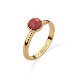 Silberring Elli "Ring Achat Rot 925 Sterling Silber" Gr. 56, gold, Fingerringe, Damen, 56, Silber 925 (Sterlingsilber), Silberring