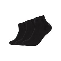 Kurzsocken s.Oliver "originals", Damen, Gr. 39-42, schwarz, Baumwollmischung, unifarben, normal, Socken Kurzsocken, mit weichem Bund