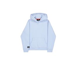 Hoodie Alpha Industries "Label Hoodie Backprint ", Herren, Gr. M, artic blau, Obermaterial: 80% Baumwolle, 20% Polyester, regular fit, Sweatshirts Hoodie