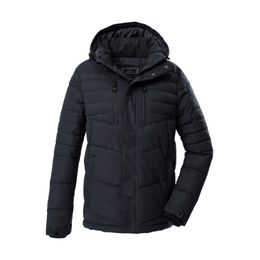 G.I.G.A. by Killtec Steppjacke "GW 69 MN QLTD JCKT", Herren, Gr. XL, navy, Obermaterial: 88% Polyester, 12% Baumwolle;Futter: 100% Polyester;F&uuml;llung: 100% Polyester, G.I.G.A. DX BY KILLTEC, Jacken Steppjacke, Wasserabweisende Herrenjacke, 8.000 mm Wassers&auml;ule, abnehmbare Kapuze