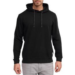 Sweatshirt INDICODE "INFenja", Herren, Gr. XL, schwarz, Sweatware, Obermaterial: 60% Baumwolle, 40% Polyester, unifarben, regular fit normal, Rundhals, Rippb&uuml;ndchen, Sweatshirts Sweatshirt