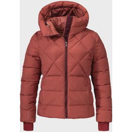 Sch&ouml;ffel Funktionsjacke SCH&Ouml;FFEL "Ins Jacket Boston L", Damen, Gr. 34, rot (2635, rot), Oberstoff: 63% Nylon, 37% Baumwolle; Futter: 100% Polyester; Wattierung: 100% Polyester, regular fit, hoch geschlossener Ausschnitt, Jacken Funktionsjacke