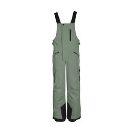 Skihose Killtec "KSW 120 KDS SKI PNTS", M&auml;dchen, Gr. 176, Normalgr&ouml;&szlig;en, gr&uuml;n (seegr&uuml;n), Oberstoff: 100% Polyester, Futter: 100% Polyester, Wattierung: 100% Polyester (recycelt), Hosen Skihose, Wasserdichte, atmungsaktive Kinderlatzhose mit verstellbaren Tr&auml;gern