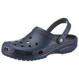 Clog Crocs "Classic", Damen, Gr. 45, blau (navy), Croslite&trade;, Schuhe Clog, Sommerschuh, Gartenschuh, Poolslides, mit typischem Logo