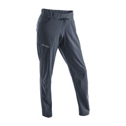 Funktionshose Maier Sports "Fortunit W", Damen, Gr. 36, Normalgr&ouml;&szlig;en, blau (graublau), 100% Polyester, Hosen Funktionshose, Robuste Outdoorhose aus schnelltrocknendem Material