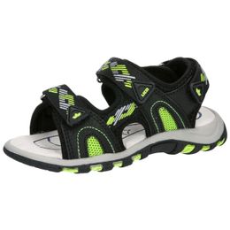 Sandale Lico "Sandale Luca V", Jungen, Gr. 26, schwarz, Synthetik, Schuhe Sandale