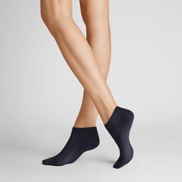 Sneakersocken Hudson "Sneaker Dry Cotton", Damen, Gr. 35-38, blau (marine 0337), Obermaterial: 67% Baumwolle CO. 24% Polypropylen PP. 7% Polyamid PA. 2% Elasthan EL., Socken Sneakersocken