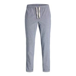 Jack & Jones Sweathose JACK & JONES "JPSTACE SOLAR JOGGER PANT", Herren, Gr. M, N-Gr, blau mirage, Web, Obermaterial: 98% Baumwolle, 2% Elasthan, unifarben, regular fit kn&ouml;chellang, Hosen Sweathose