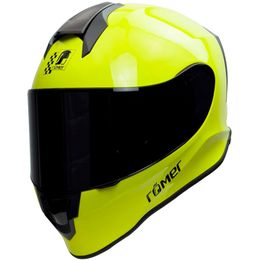 R&ouml;mer Motorradhelm R&Ouml;MER "Kids" Gr. L, gelb (neongelb), Helme, L Kopfumfang: 51cm - 52cm, Motorradhelm