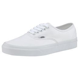 Sneaker Vans "UA Authentic", Herren, Gr. 45, wei&szlig; (true, wei&szlig;), Textil, Schuhe Sneaker, aus textilem Canvas-Material