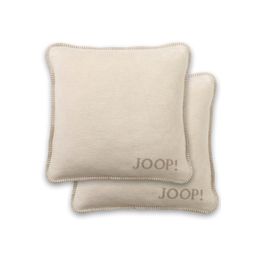 JOOP! Dekokissen JOOP "Kissenh&uuml;lle UDF Doubleface 2er Pack" Gr. S, beige (sand), B:50cm, Obermaterial: 58% Baumwolle CO. 35% Polyacryl PAN. 7% Polyester PES., Dekokissen_Sitzkissen_Kissenh&uuml;llen, Dekokissen