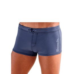 Boxer-Badehose Bench., Herren, Gr. 8, N-Gr, blau, Polyamid, unifarben, Badehosen Boxer-Badehose, mit seitlichem Logoprint, Topseller