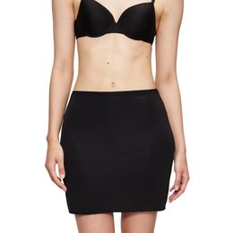 Unterrock Triumph "Body Make-Up T Skirt 02", Damen, Gr. 36, schwarz, Single Jersey, Obermaterial: 87% Polyamid, 13% Elasthan, unifarben, Basic, Basic ca. Mitte Oberschenkel, R&ouml;cke Unterrock, nathlos, leicht