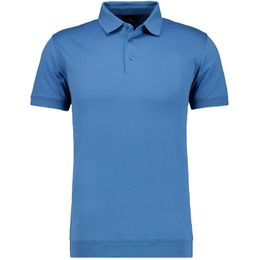Poloshirt Ragman, Herren, Gr. 3XL, blau (blau, 717), Piqu&eacute;, Baumwolle, regular fit, ohne Ausschnitt, Shirts Poloshirt