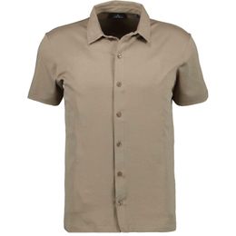 Poloshirt Ragman, Herren, Gr. XXL, beige (hellbeige, 220), Popeline, Baumwolle, regular fit, ohne Ausschnitt, Shirts Poloshirt