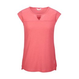 Funktionstop Killtec "KOS 76 WMN TP", Damen, Gr. 44, pink, Oberstoff: 75% Polyester, 25% Lyocell, Tops Funktionstop, Schnelltrocknendes Damen-Top mit femininem Ausschnitt und Raffung