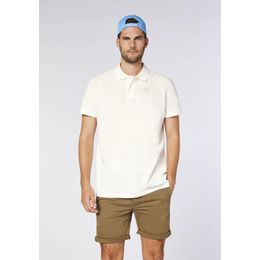 Poloshirt Chiemsee, Herren, Gr. L (52/54), wei&szlig; (hellwei&szlig;), 100% Baumwolle, ohne Ausschnitt, Shirts Poloshirt