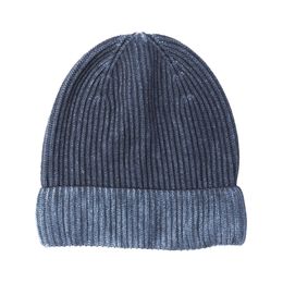 Beanie Jan Vanderstorm "M&uuml;tze SORENLUND", Damen, Gr. 1, blau, Obermaterial: 100% Baumwolle CO., M&uuml;tzen Beanie