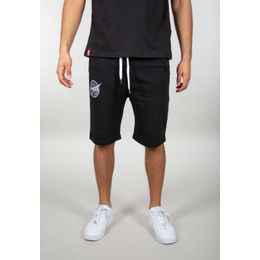 Sweatshorts Alpha Industries "NASA Basic Sweat Short", Damen, Gr. S, Normalgr&ouml;&szlig;en, schwarz, Obermaterial: 80% Baumwolle, 20% Polyester, Hosen Sweatshorts