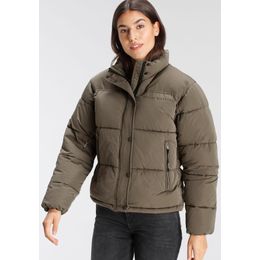 Steppjacke Replay, Damen, Gr. L, gr&uuml;n (army gr&uuml;n), Web, Obermaterial: 90% Polyester, 10% Polyamid, Jacken Steppjacke