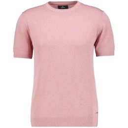Rundhalspullover Ragman, Herren, Gr. 58, ros&eacute; melange, 436, Strick, 100% Baumwolle, Pullover Rundhalspullover