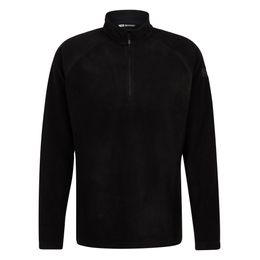 Fleecepullover Ziener "JUSEI-Z midlayer man", Herren, Gr. 56, schwarz, Obermaterial: 100% Polyester, Sweatshirts Fleecepullover