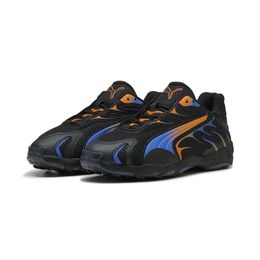Sneaker Puma "INHALE", Herren, Gr. 41, Puma schwarz, orange glo, Textil, mehrfarbig, Schuhe Sneaker