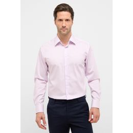 Langarmhemd Eterna "MODERN FIT", Herren, Gr. 43, Normalgr&ouml;&szlig;en, orchid, Twill, 100% Baumwolle, tailliert, Manschette, Hemden Langarmhemd, NON IRON (b&uuml;gelfrei)