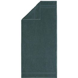 Handt&uuml;cher Egeria "Manhatten Gold", grau (slate grau), B:70cm L:140cm, Frottier, Obermaterial: 100% Baumwolle, Handt&uuml;cher, Handt&uuml;cher, Uni Programm mit Streifenbord&uuml;re, reine Baumwolle