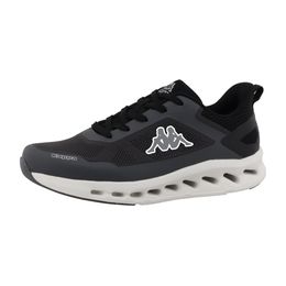 Sneaker Kappa "RENA", Herren, Gr. 46, dkgrau, schwarz, Synthetik, Schuhe Sneaker
