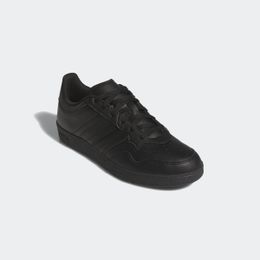 Sneaker adidas Sportswear "HOOPS 4.0", Herren, Gr. 43, schwarz-wei&szlig; (core schwarz, core schwarz, cloud wei&szlig;), Synthetik, Schuhe Sneaker
