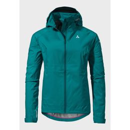 Sch&ouml;ffel Outdoorjacke SCH&Ouml;FFEL "2.5L Jacket Tarvis L", Damen, Gr. 36, gr&uuml;n (6895, gr&uuml;n), Oberstoff: 100% Polyester, regular fit, hoch geschlossener Ausschnitt, Jacken Outdoorjacke