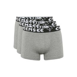 Retro Boxer Chiemsee, Herren, Gr. L (52/54), grau (medium grau, medium grau), 71% Baumwolle, 24% Viskose, 5% Elasthan, Unterhosen Retro Boxer
