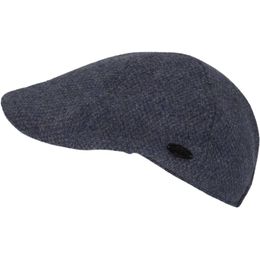 Schieberm&uuml;tze Chillouts "Leopold Hat", Herren, Gr. L/XL (58/61), blau (navy blau), Wollmischung, meliert, M&uuml;tzen Schieberm&uuml;tze, mit leicht gebogenem Schirm
