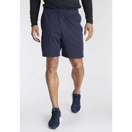 Trainingsshorts Puma "PERFORMANCE WOVEN 7" SHORT M", Herren, Gr. S, N-Gr, blau (peacoat), Twill, Obermaterial: 100% Polyester, unifarben, slim fit kniefrei, Hosen Trainingsshorts