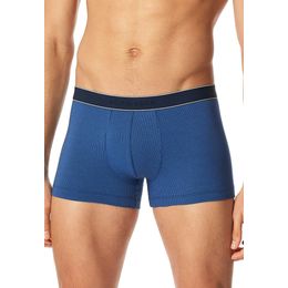Boxershorts Schiesser "Duality Function", Herren, Gr. 9, blau (803, blau), Single Jersey, Obermaterial: 30% Baumwolle, 30% Modal, 30% Polyamid, 10% sonstige Fasern, k&ouml;rpernah, Unterhosen Boxershorts, temperatur- und feuchtigkeitsregulierend, ohne Eingriff