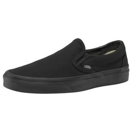 Slip-On Sneaker Vans "UA Classic Slip-On", Herren, Gr. 42, schwarz, Textil, unifarben, Schuhe Slip-On Sneaker, aus textilem Canvas-Material
