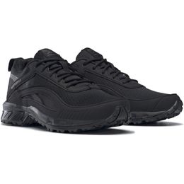 Walkingschuh Reebok "RIDGERIDER 6.0 W", Damen, Gr. 35,5, schwarz (schwarz, schwarz), Synthetik, Textil, Schuhe Walkingschuh