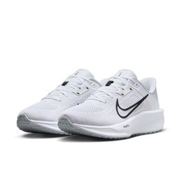 Laufschuh Nike "QUEST 6", Herren, Gr. 47,5, silber (wei&szlig;, schwarz, pure platinum), Textil, Schuhe Laufschuh