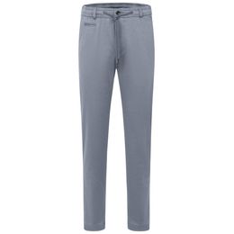Chinohose Bugatti, Herren, Gr. 34, L&auml;nge 34, grau (240, grau), 88% Polyester, 8% Viskose, 4% Elasthan, unifarben, slim fit, Hosen Chinohose, mit Kordelzug