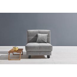 ell+ell Schlafsofa ELL + ELL "Tilda", grau, B:85cm H:90cm T:100cm, 100% Polyester, Sofas, Schlafsofa, Breite 85 cm, inkl. 1 Zierkissen