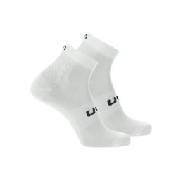 Sneakersocken uyn "Socken 2er Pack", Damen, Gr. 35-38, wei&szlig;, Obermaterial: 50% Polyester PES. 46% Polyamid PA. 4% Elasthan EL., Socken Sneakersocken