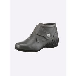 Stiefelette CLASSIC, Damen, Gr. 38, grau, Glattleder, Leder, Rindsleder, Schuhe Stiefelette