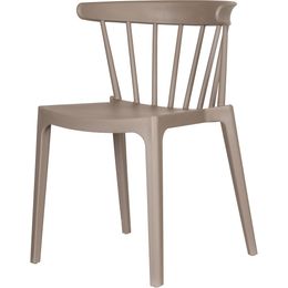 Esszimmerstuhl Woood, taupe, H:75cm, St&uuml;hle, Esszimmerstuhl