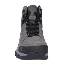 Wanderschuh Hi-Tec "Hi-Tec Stiefel V-Lite Explorer Wp", Herren, Gr. 47, Normalschaft, holzkohle, grau, dunkelblau, 70% Leder + 20% Textil + 10% Synthetik 100% Textil Innensohle: 90% EVA/10% Textil Laufsohle: 100% Synthetik, Schuhe Wanderschuh