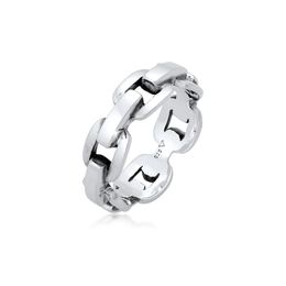 Silberring Kuzzoi "Ring Herren Anker Kettenring Trend 925 Silber" Gr. 54, silber, Fingerringe, Damen, 54, Silber 925 (Sterlingsilber), Silberring