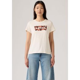 Levi's T-Shirt LEVI'S "LSE THE PERFECT TEE", Damen, Gr. S (36), gab rose bw fill egr, Jersey, Obermaterial: 100% Baumwolle, bedruckt, figurumspielend h&uuml;ftlang, Rundhals, Shirts T-Shirt, mit Logodruck