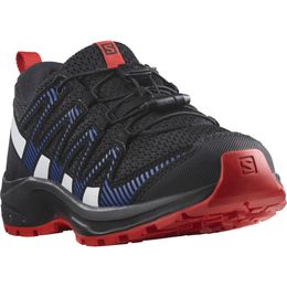 Trailrunningschuh Salomon "XA PRO V8 J", Damen, Gr. 34, schwarz, Synthetik, Textil, Schuhe Trailrunningschuh