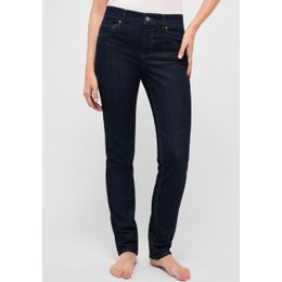 5-Pocket-Jeans Angels "CICI", Damen, Gr. 40, L&auml;nge 30, blau (night blau), Denim/Jeans, Obermaterial: 77% Baumwolle, 21% Polyester, 2% Elasthan, slim fit, Jeans 5-Pocket-Jeans, aus sportivem Denim